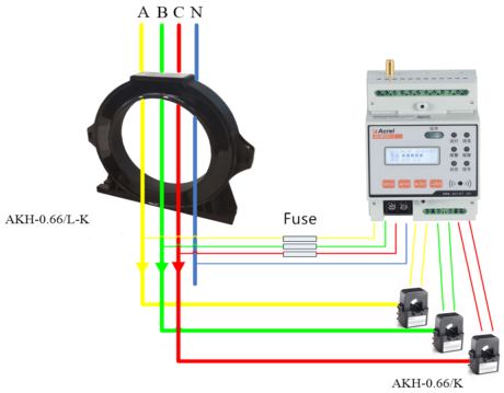 Closed-type Residual Current Transformer for Busbar - Acrel