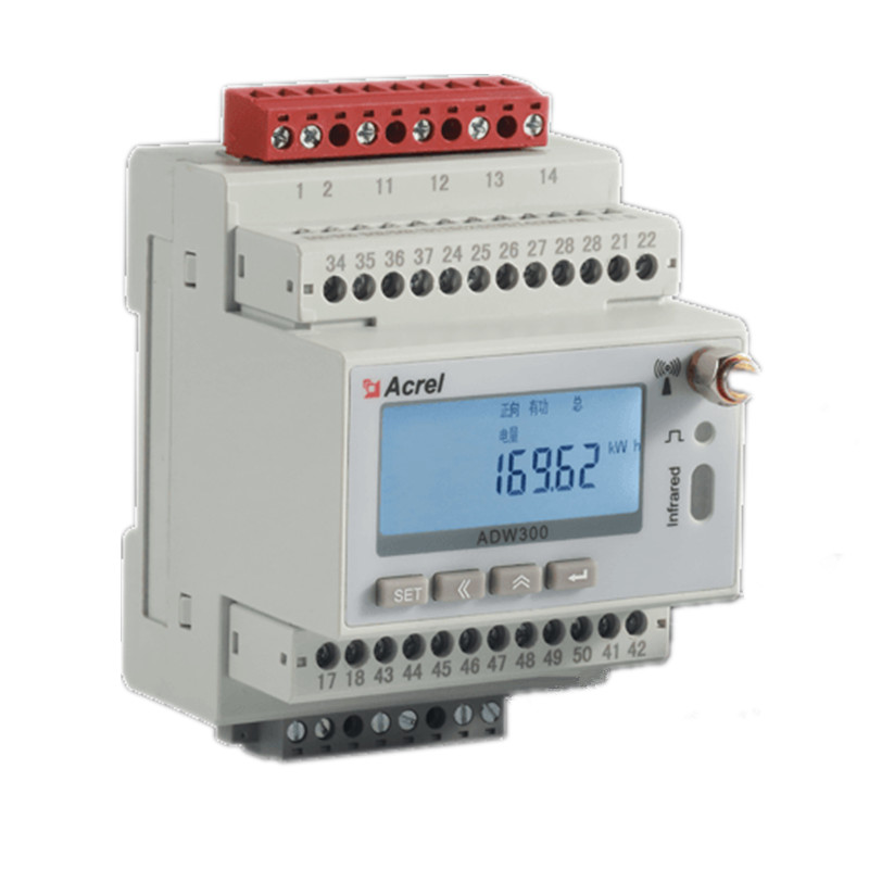 ADW300 DC24V Auxi. Power RS485 Modbus-RTU AC Power Meter - Acrel