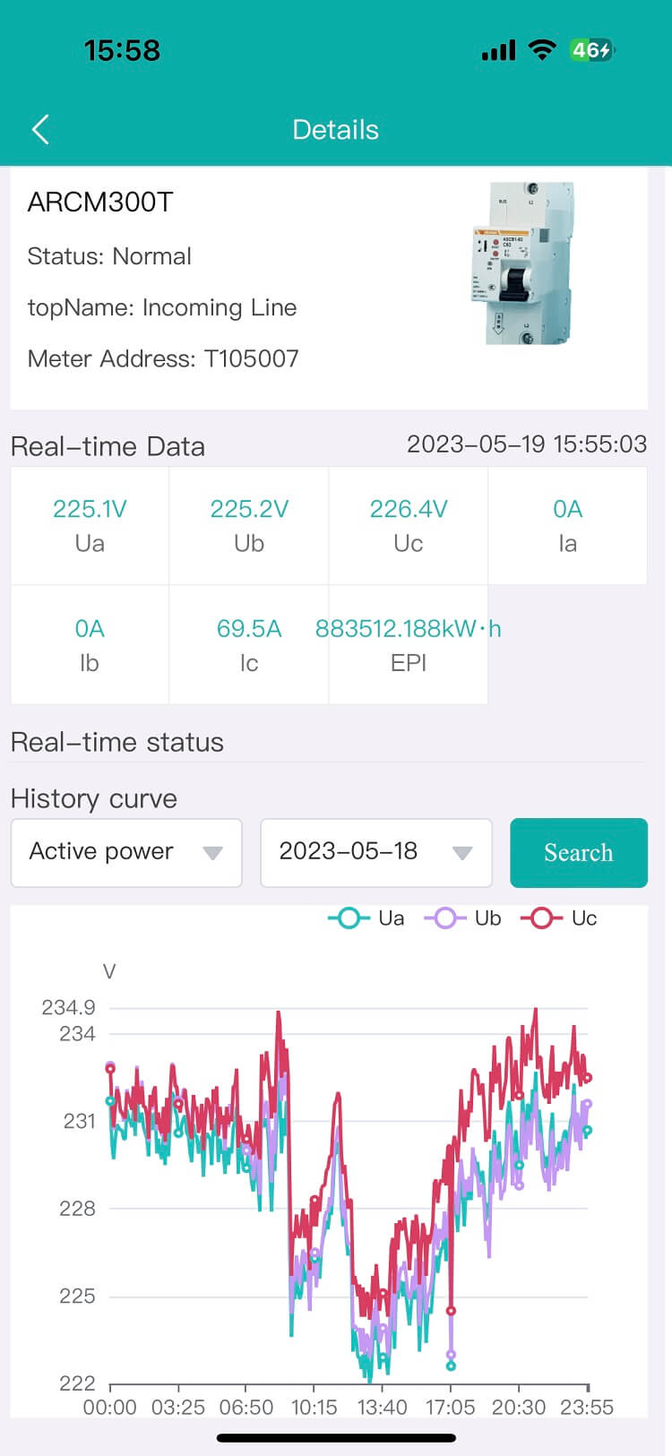 63A Remote Control IoT-based Miniature Circuit Breaker - Acrel